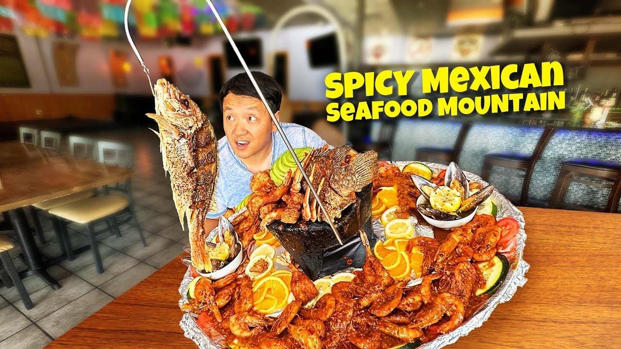 Spicy Mexican "Hanging Fish" SEAFOOD MOU | Strictly Dumpling | Gan Jing ...