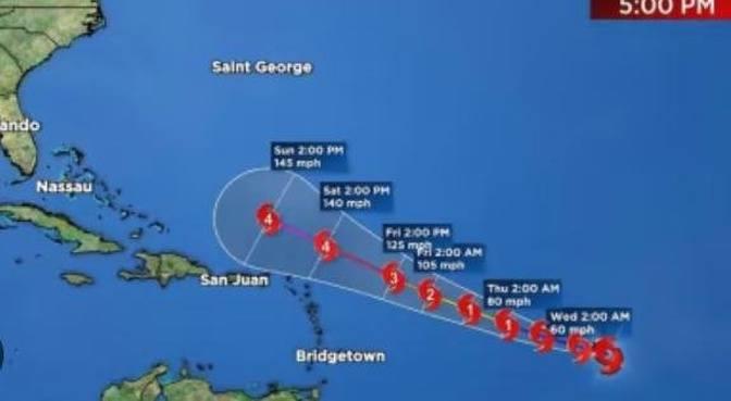Tropical Storm Lee Expected To Rapidly Intensify Into ‘extremely