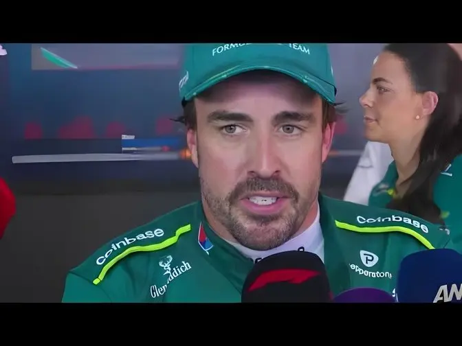 Fernando Alonso post race interview |... | Winsports | Gan Jing World