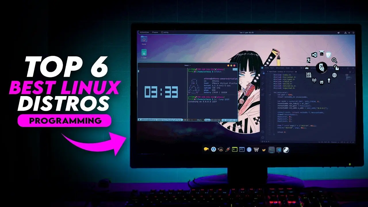 Top 6 Linux Distros For Programming &... | Shafin Tech | Gan Jing World